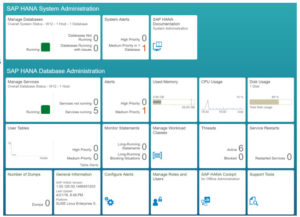 Herramientas de administración para SAP HANA. - Buceando en la Memoria